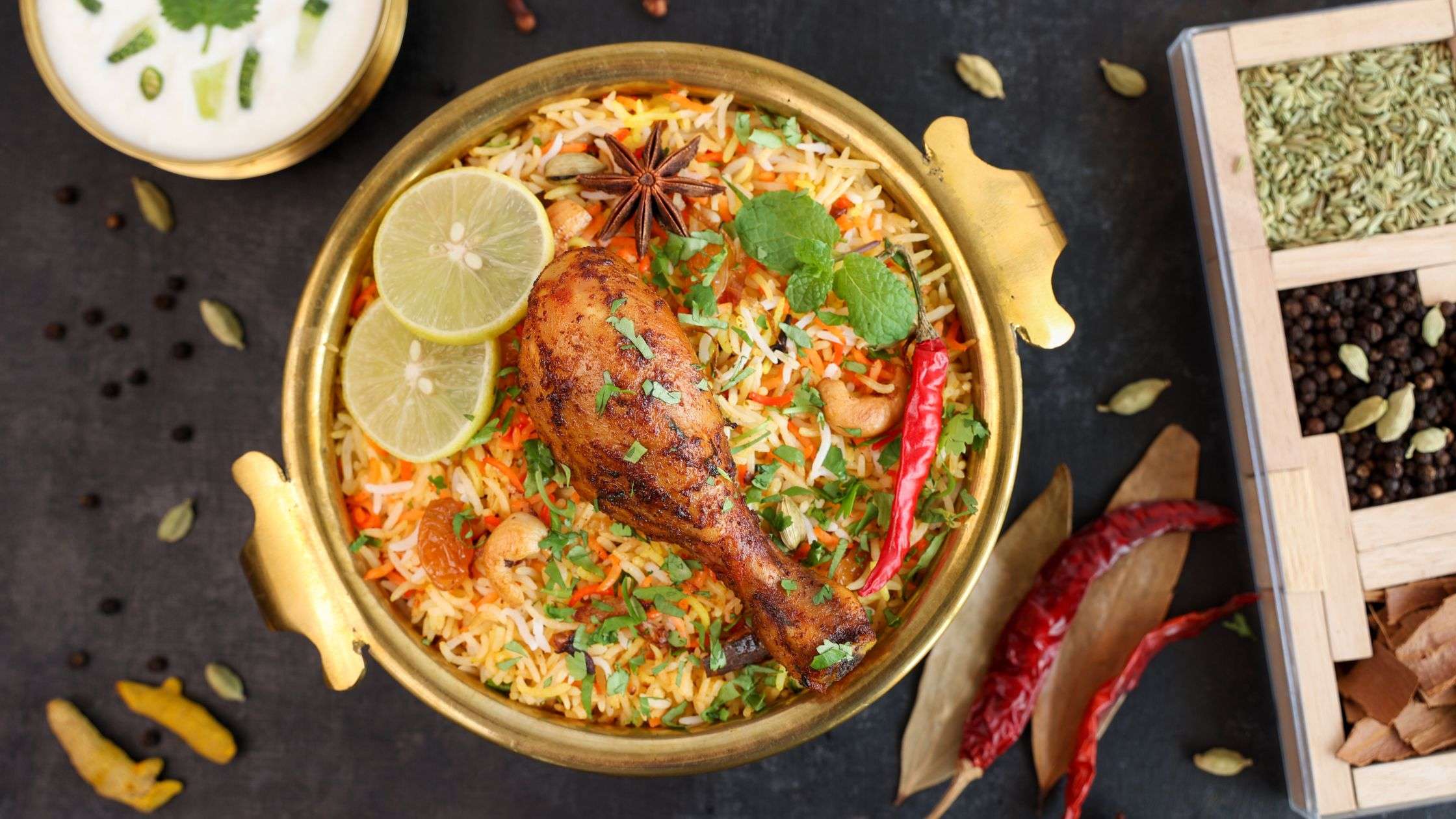 Signature Dum Cooking Method at Paradise Biryani Pointe